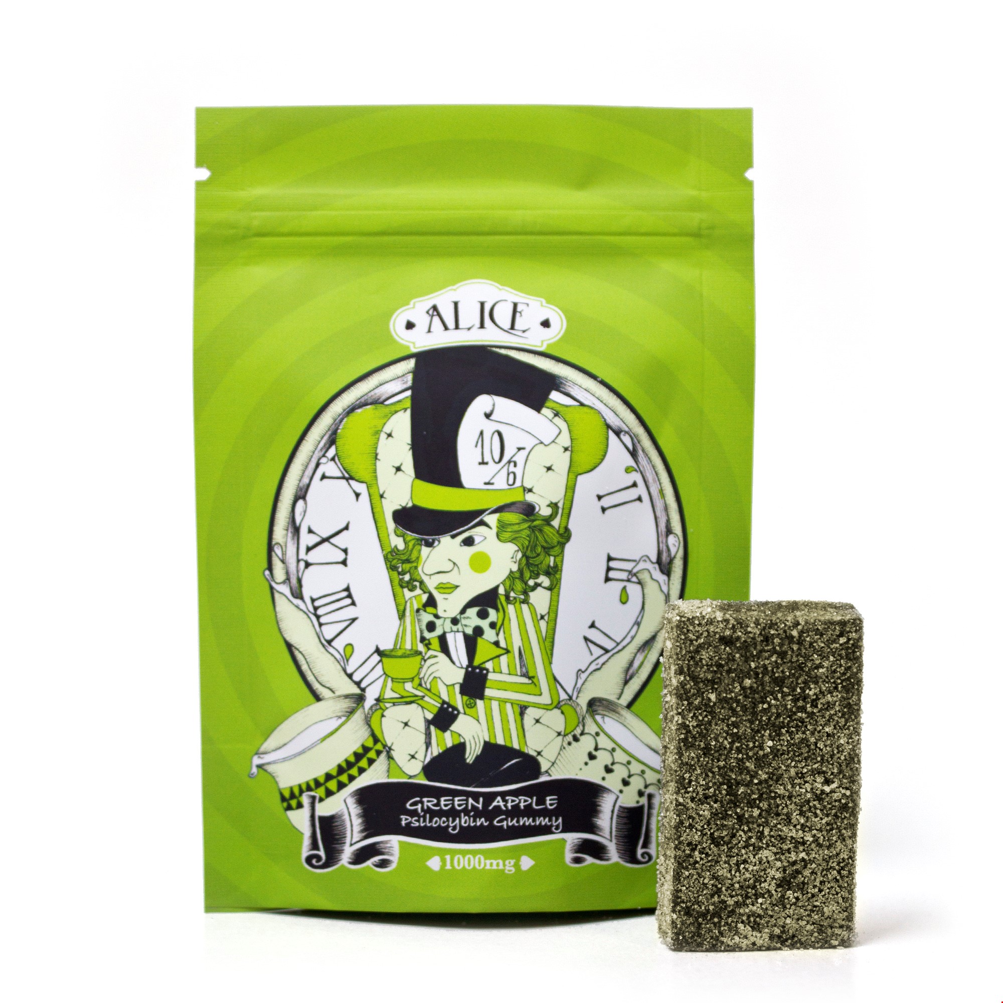 Alice Mushroom Gummy Green Apple 1000mg Get Magic Mushrooms