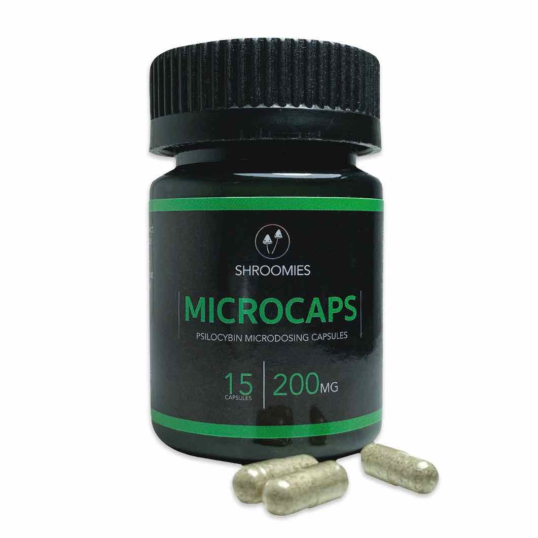 Shroomies Microdose Psilocybin Capsules 3000mg 15x200mg Get Magic Mushrooms
