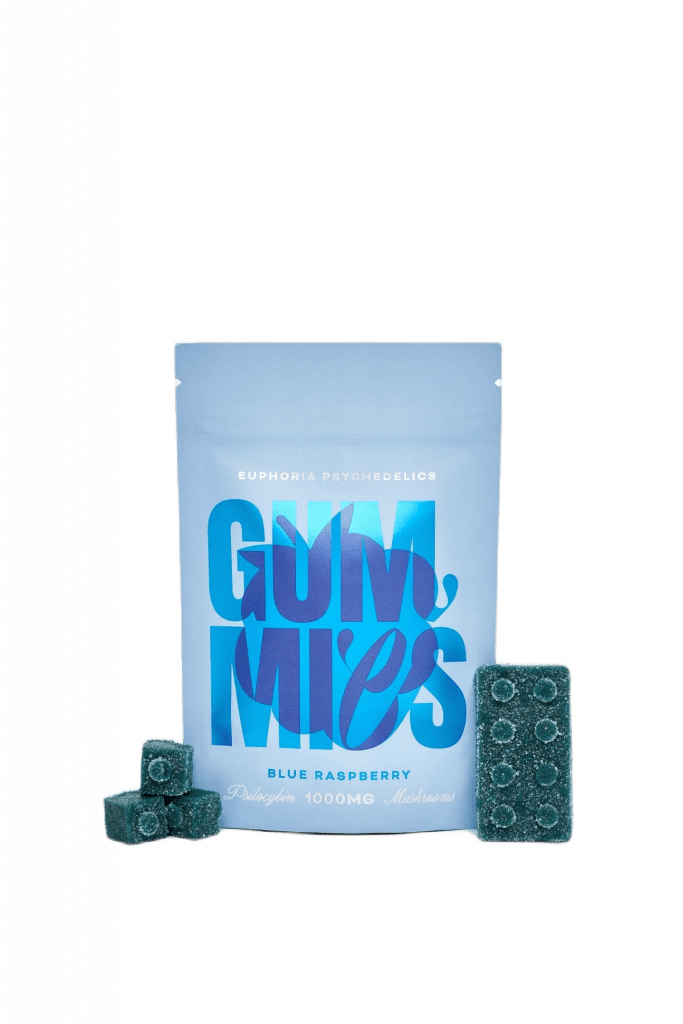 Euphoria Psychedelics - Lego Brick Blue Raspberry Gummies (1000mg ...